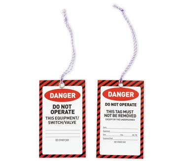Safety Tag Sign – Dubai – PVC Danger Tag | Safety Signs | manufacturer ...