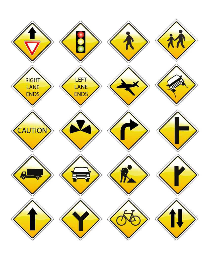 Safety Sign -Traffic signs – yellow | Safety Signs | manufacturer and ...